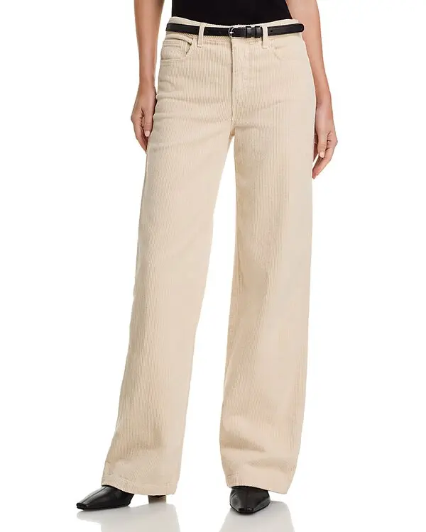 L'Agence Scottie Corduroy Jeans - French Vanilla