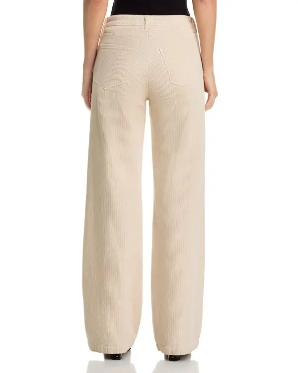 L'Agence Scottie Corduroy Jeans - French Vanilla