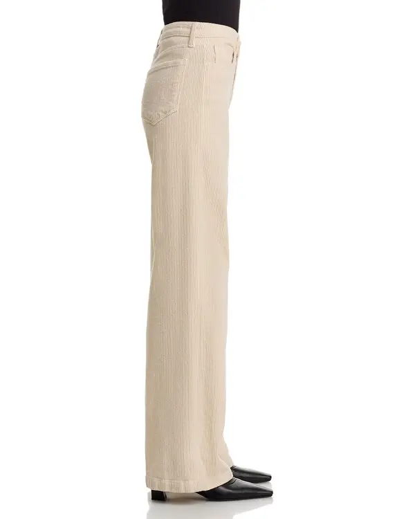 L'Agence Scottie Corduroy Jeans - French Vanilla