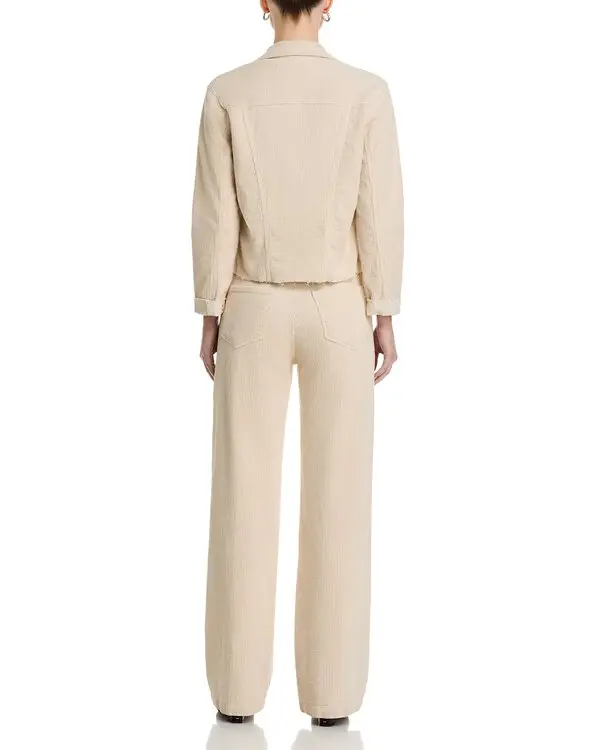 L'Agence Scottie Corduroy Jeans - French Vanilla
