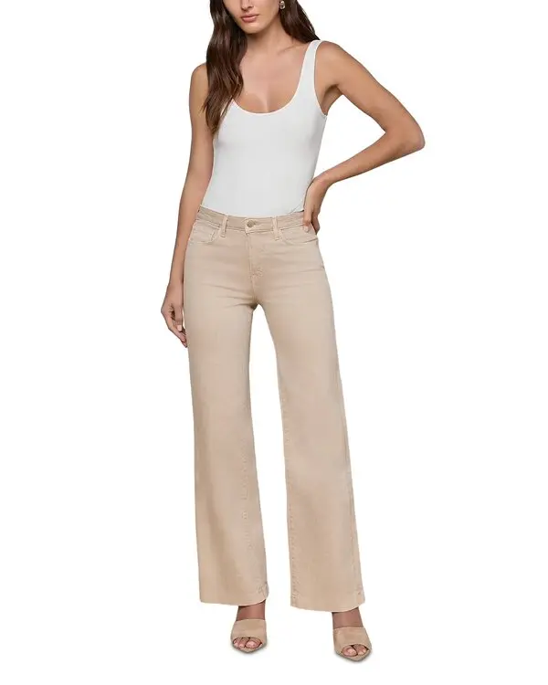 L'Agence Scottie High-rise Wide-leg Jeans