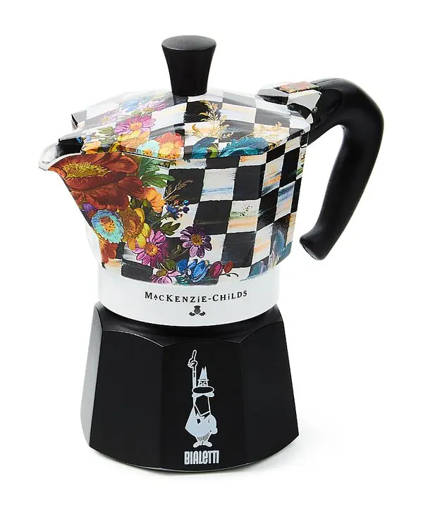 MACKENZIE-CHILDS X Bialetti Courtly Flower Market 3 Cup Moka Pot - No Color