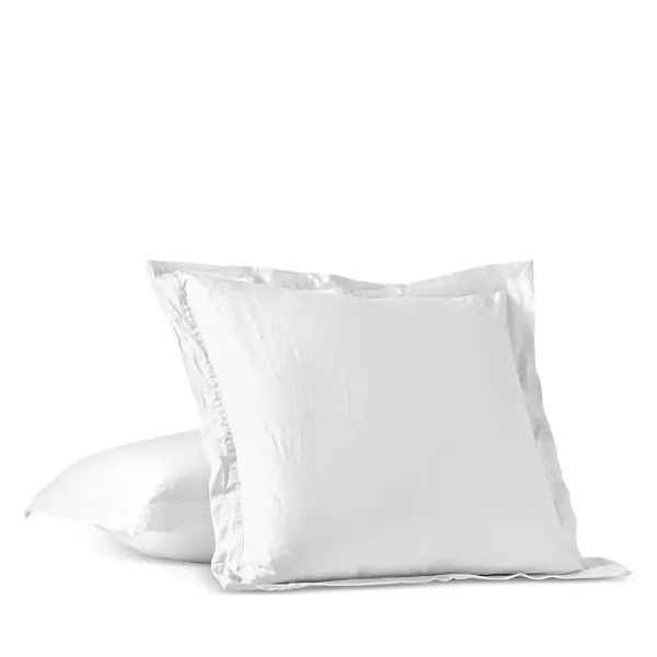 COYUCHI Cloud Soft Sateen Euro Sham - White