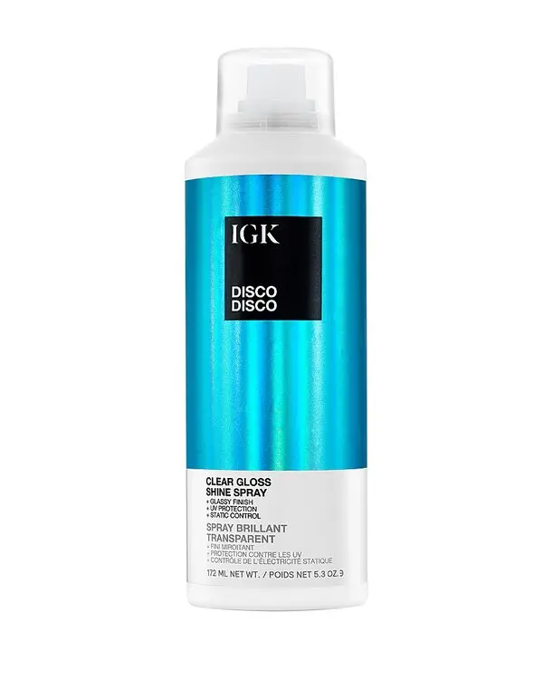 IGK Disco Disco Clear Gloss Shine Spray 5.3 Oz - No Color