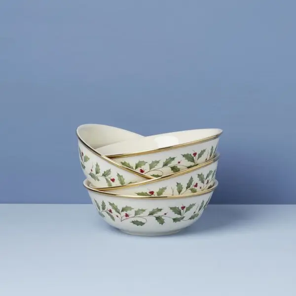 LENOX Holiday Dinnerware Place Setting Bowls, Set Of 4