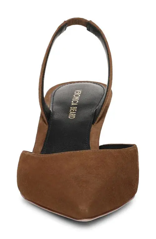 Veronica Beard Caroline Slingback Kitten Heel Pumps - Hazelwood