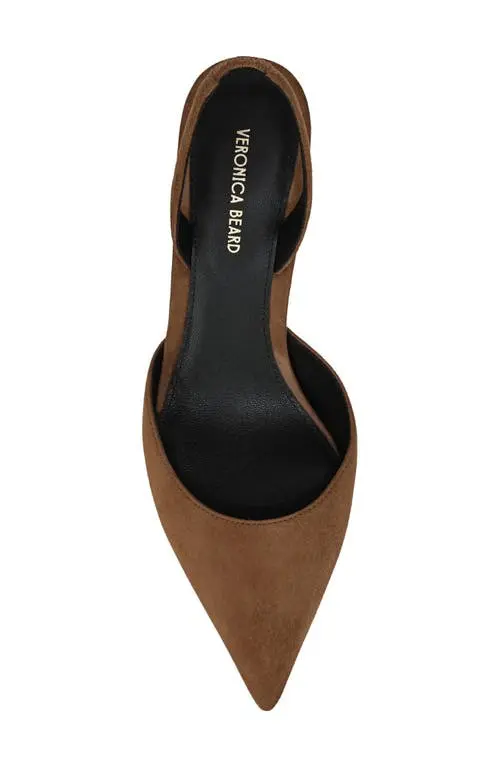 Veronica Beard Caroline Slingback Kitten Heel Pumps - Hazelwood