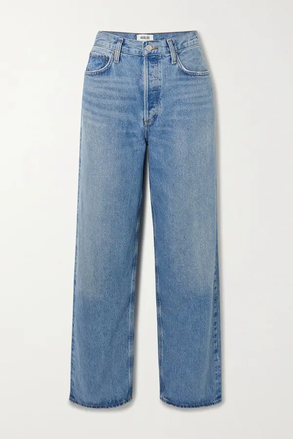 AGOLDE Low Slung Puddle Jeans