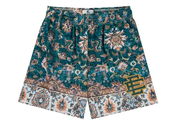 ERIC EMANUEL Ee Basic Rug Print Short - Green/white