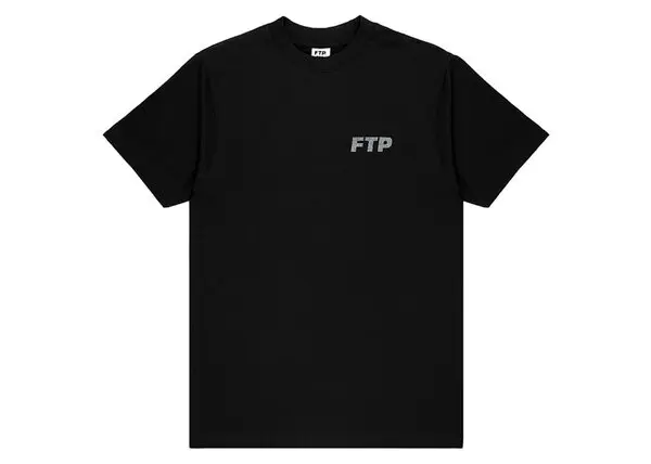 FTP Rhinestone Logo Tee Shirt - Black