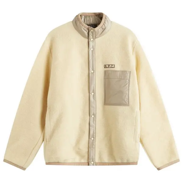 A.p.c. Ewan Wool Fleece Jacket