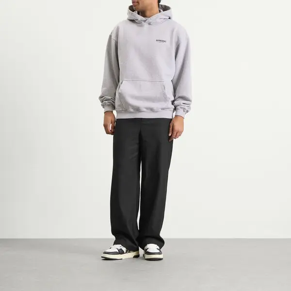 REPRESENT Owners Club Hoodie - Ash Grey/black