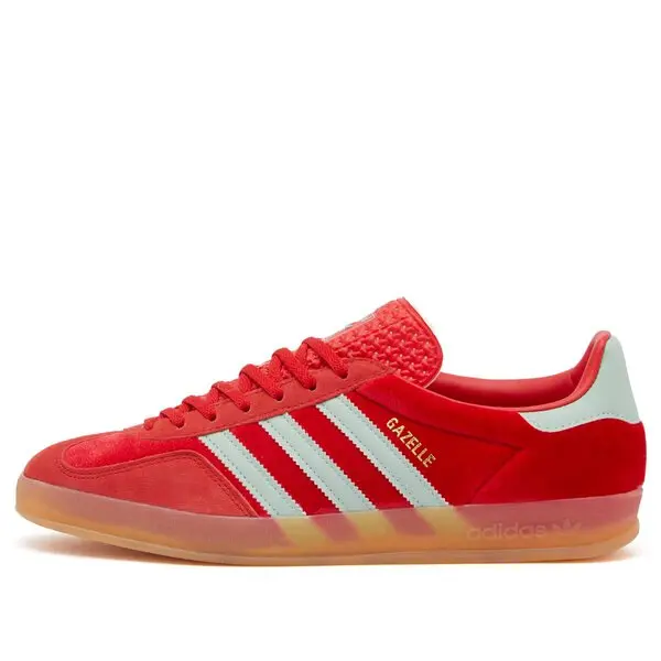 Adidas Gazelle Indoor Sneakers - Better Scarlet/hazy Green/gum