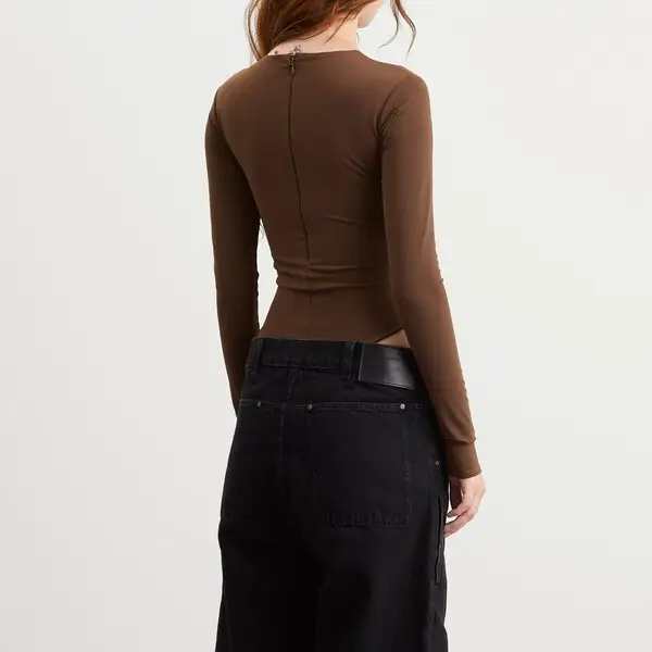 ENTIRE STUDIOS Bodysuit - Brunette