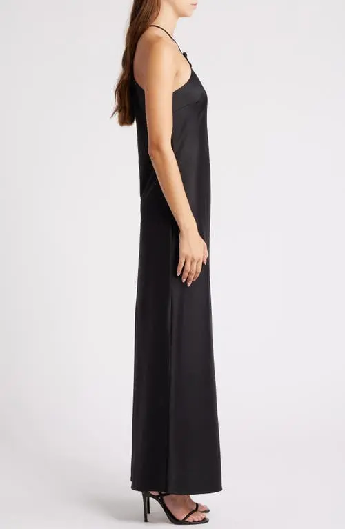 WAYF Araceli Halter Strap Slipdress