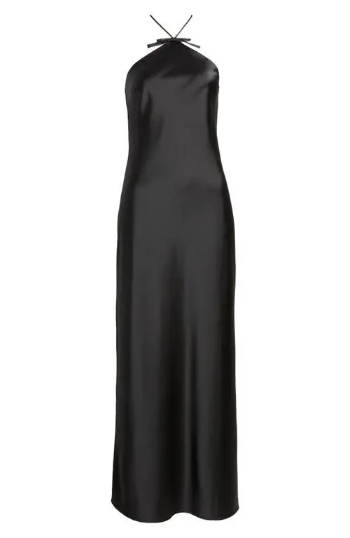 WAYF Araceli Halter Strap Slipdress
