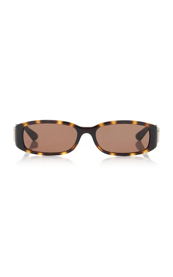 Gucci Hailey Square-frame Sunglasses - Brown