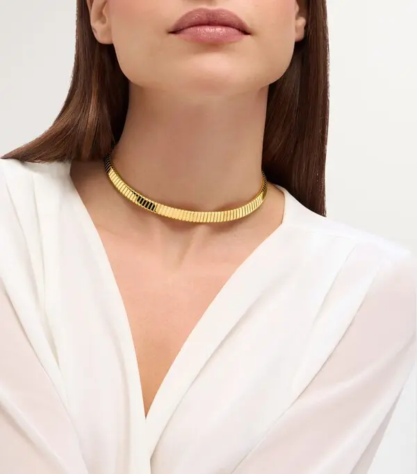 BVLGARI Yellow Tubogas Necklace - Gold