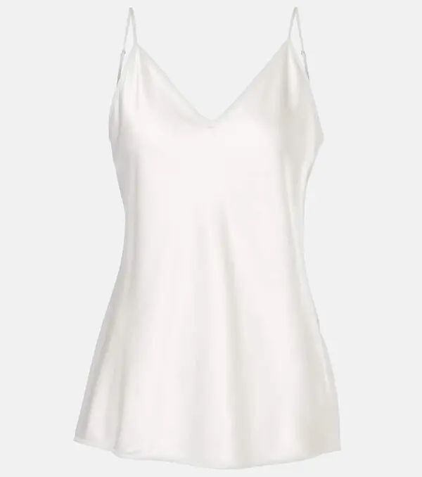 Max Mara Lucca Silk Satin Top
