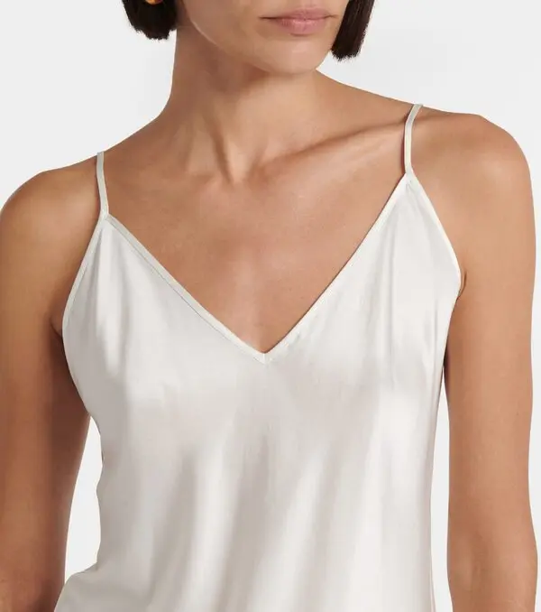 Max Mara Lucca Silk Satin Top