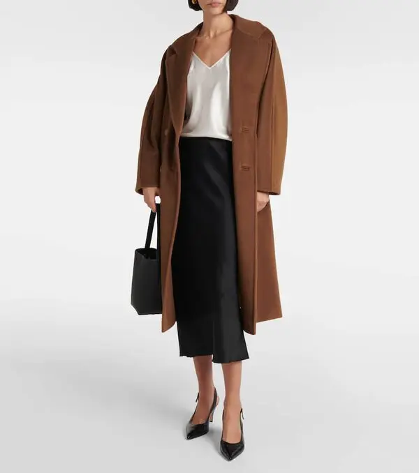 Max Mara Lucca Silk Satin Top