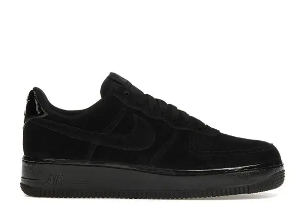 Nike Air Force 1 '07 Triple Suede Sneakers - Black/anthracite/white