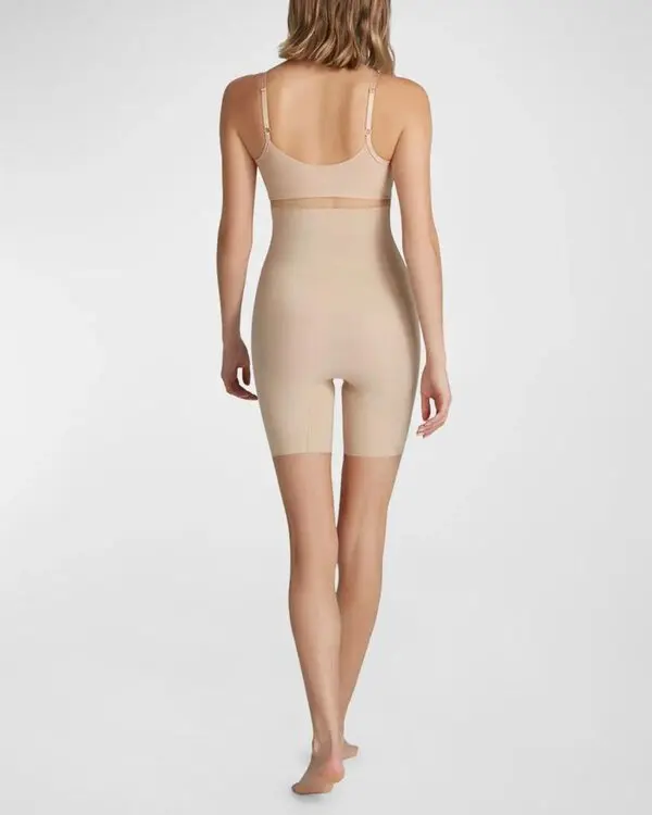 Commando Zone Smoothing High-rise Shorts - Beige