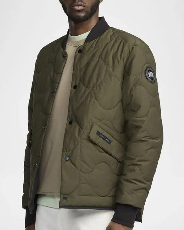Canada Goose Boswell Reversible Liner Jacket - Milgrn/black