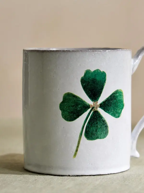 ASTIER DE VILLATTE John Derian Clover Glazed Ceramic Mug