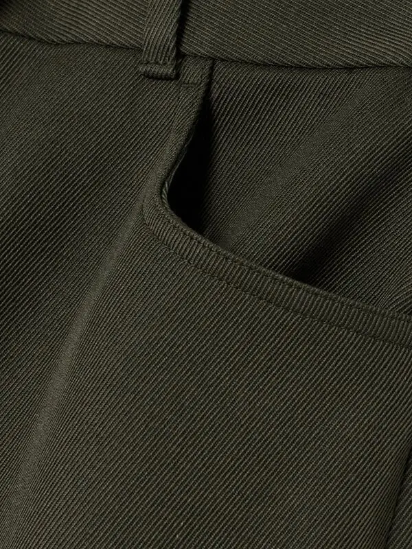Purdey Seymour Pleated Wool-twill Wide-leg Trousers