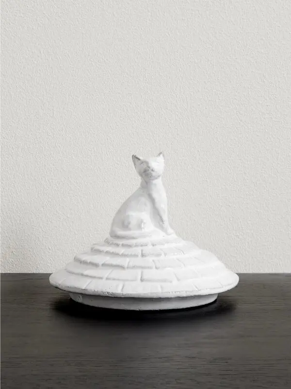 ASTIER DE VILLATTE Grand Chalet Large Ceramic Candle Lid - White