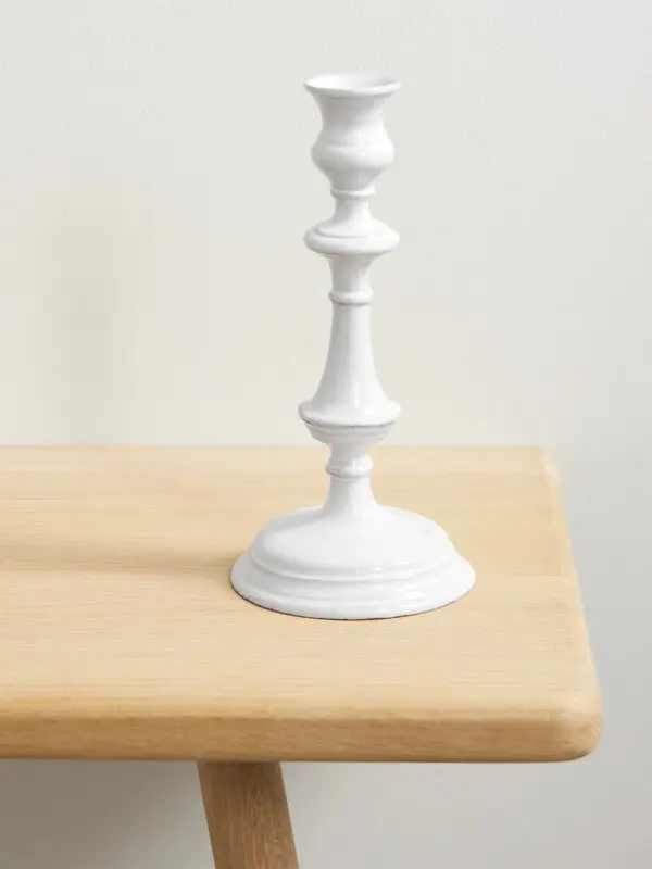 ASTIER DE VILLATTE Gigi Ceramic Candlestick - White