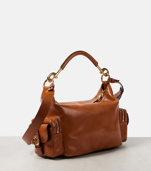 Chloé Medium Leather Camera Bag - Brown