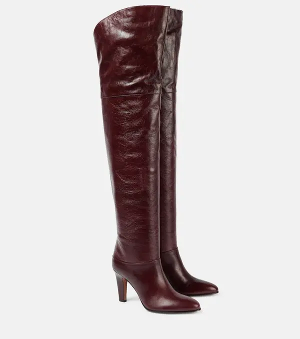 Chloé Eve 85 Over-the-knee Boots - Purple
