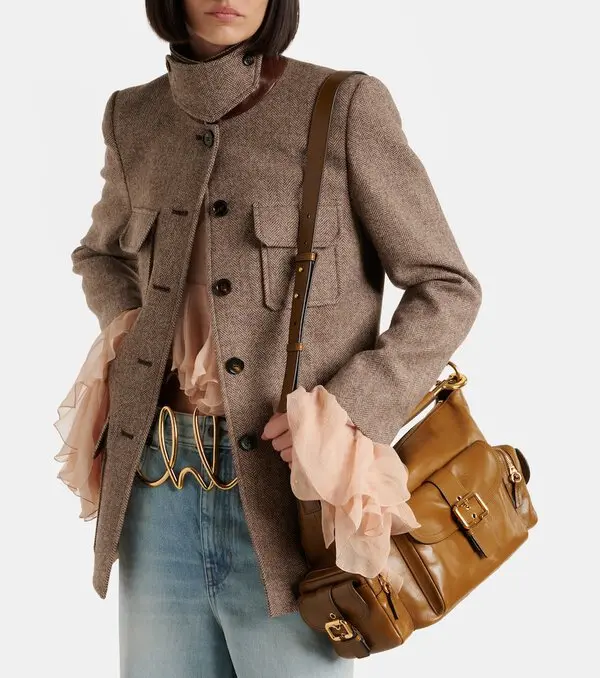 Chloé Small Leather Camera Bag - Green