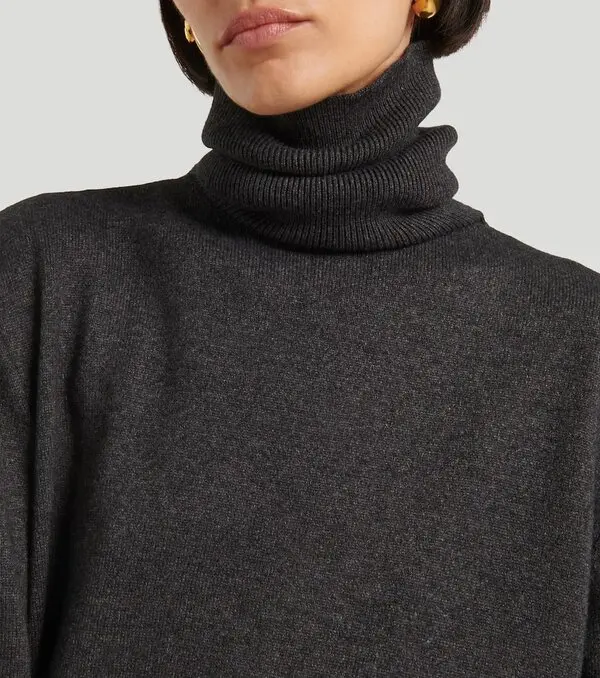 Givenchy Asymmetric Wool Sweater Dress - Grey