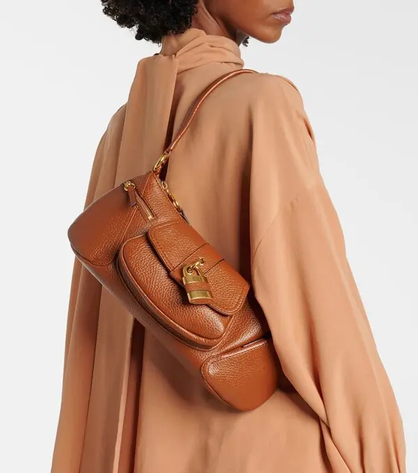 Chloé The 99 Small Leather Shoulder Bag - Brown