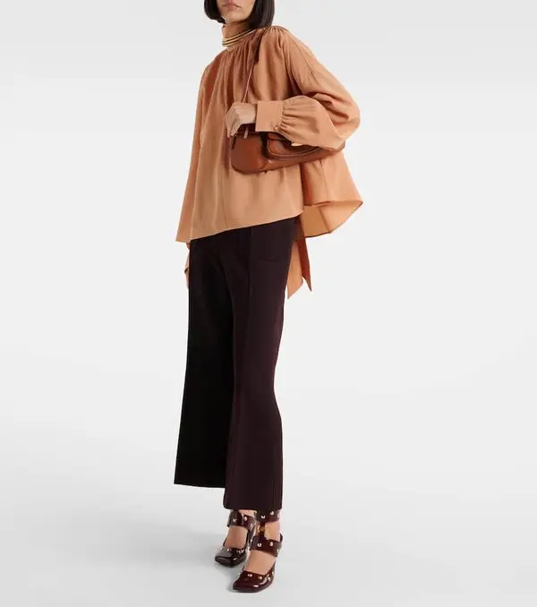 Chloé The 99 Small Leather Shoulder Bag - Brown