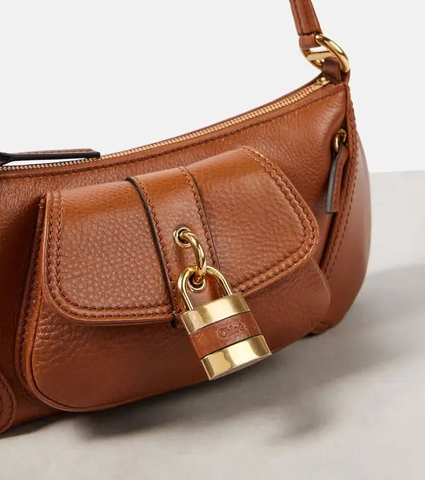 Chloé The 99 Small Leather Shoulder Bag - Brown