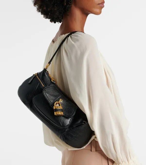 Chloé The 99 Leather Shoulder Bag - Black