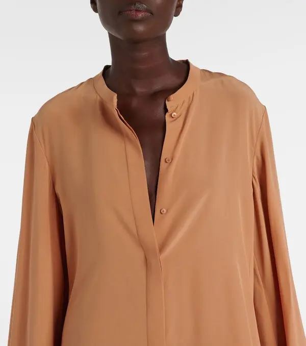 Chloé Silk Crêpe De Chine Minidress