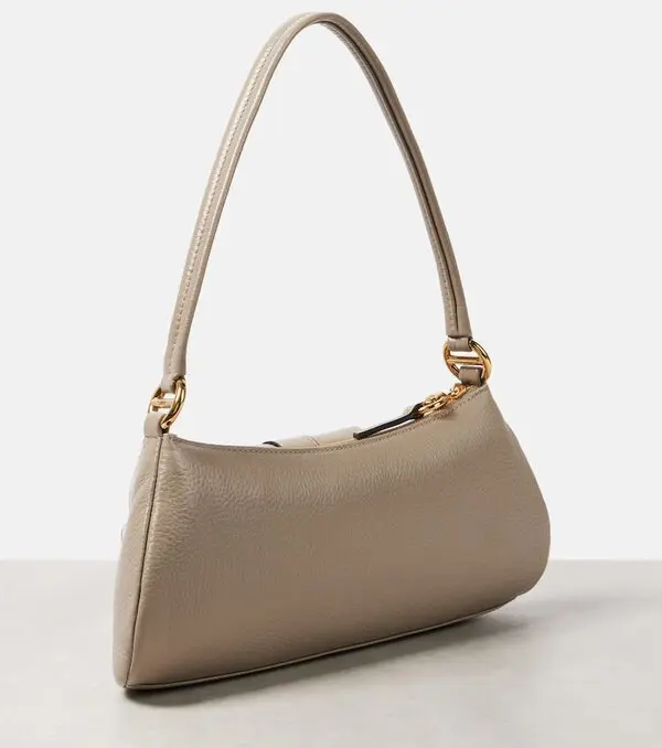 Chloé The 99 Leather Shoulder Bag - Grey