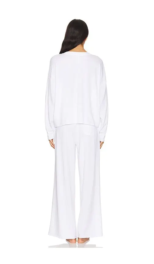 Polo Ralph Lauren Pajama Set In White