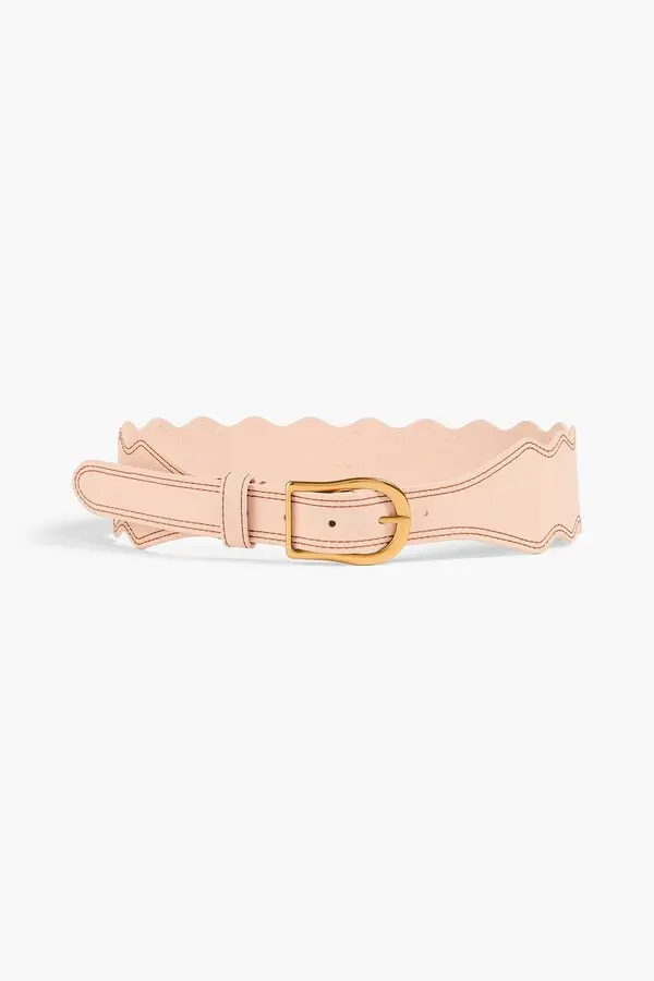 Zimmermann Scalloped Leather Belt