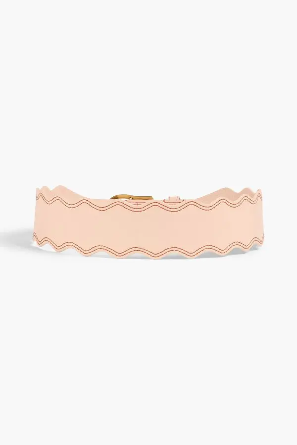 Zimmermann Scalloped Leather Belt