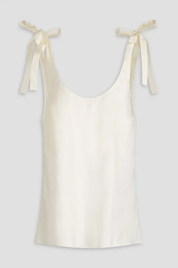 Zimmermann Satin Top - Cream
