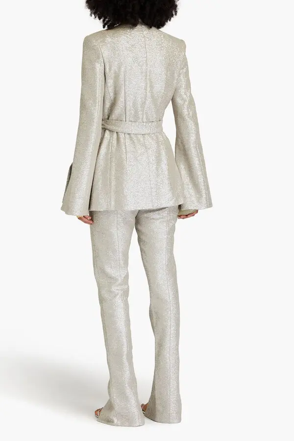 Zimmermann Metallic Cotton-bouclé Blazer