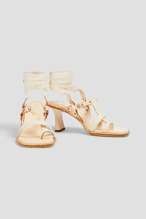 Zimmermann Grosgrain And Leather Sandals