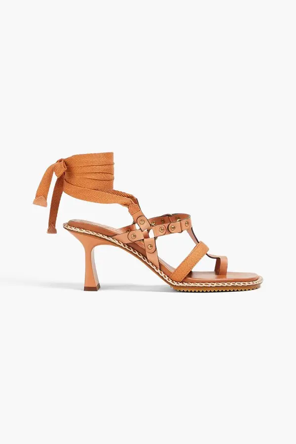 Zimmermann Grosgrain And Leather Sandals