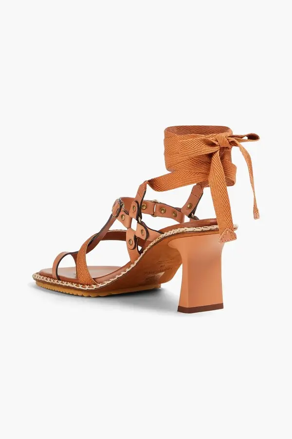 Zimmermann Grosgrain And Leather Sandals